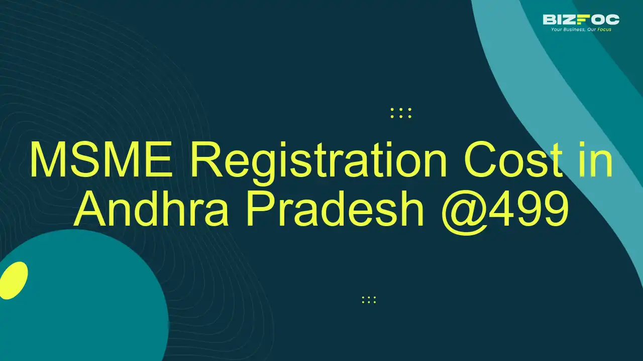 How much does MSME Registration Cost in Andhra Pradesh 2025