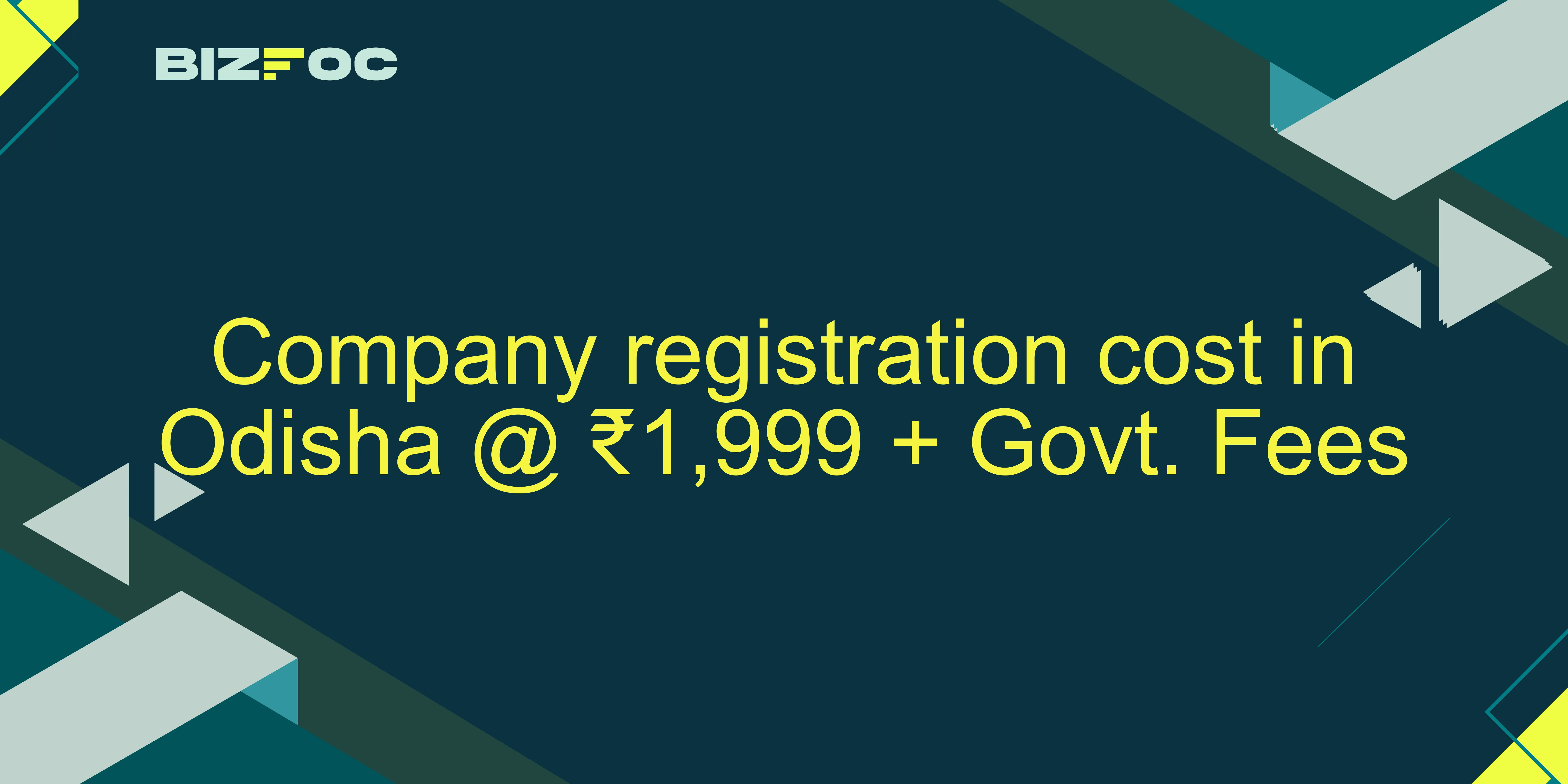 Private Limited Company Registration Cost in Odisha
