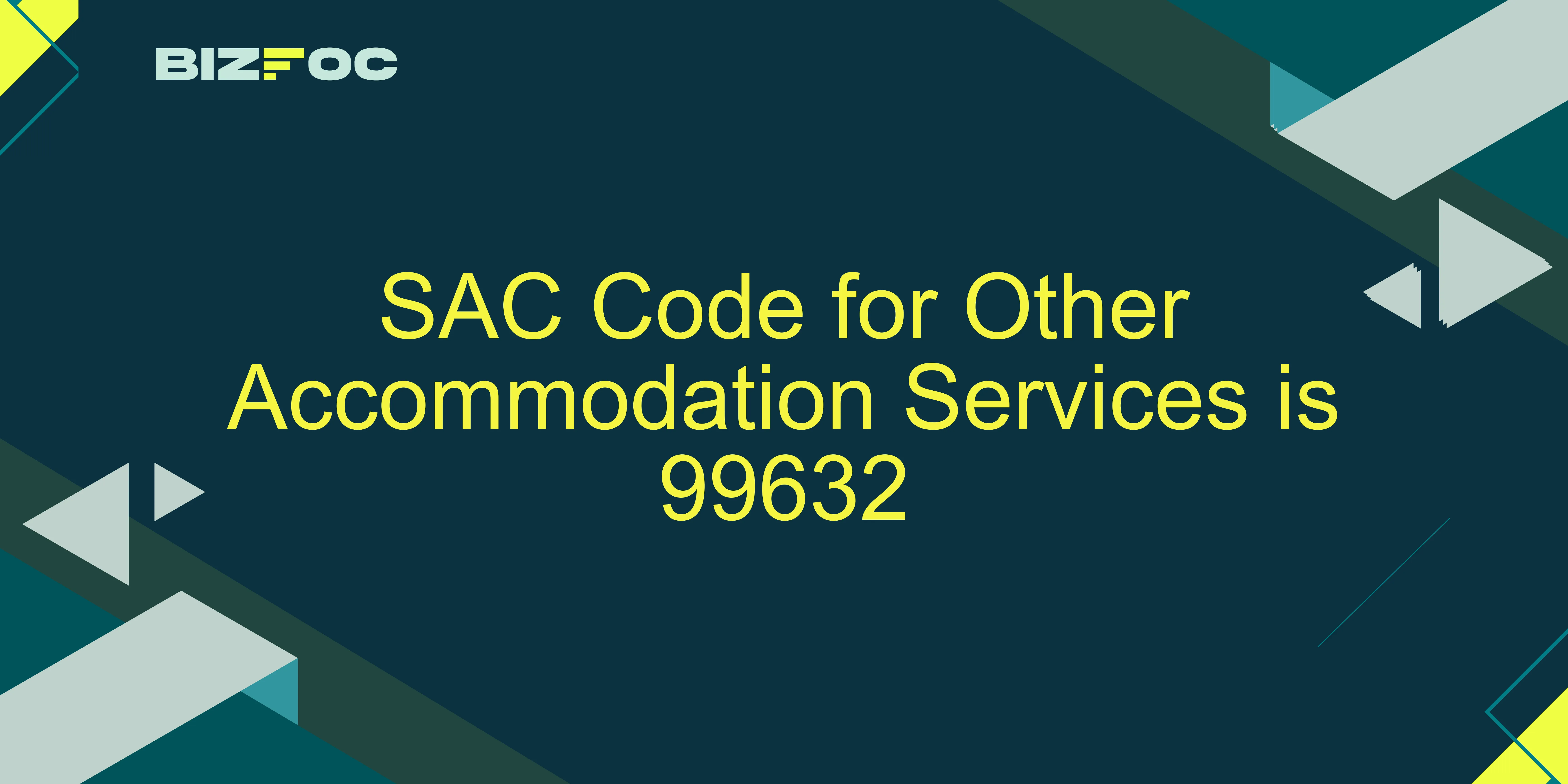 HSN SAC Code for Other Accommodation Services | 99632